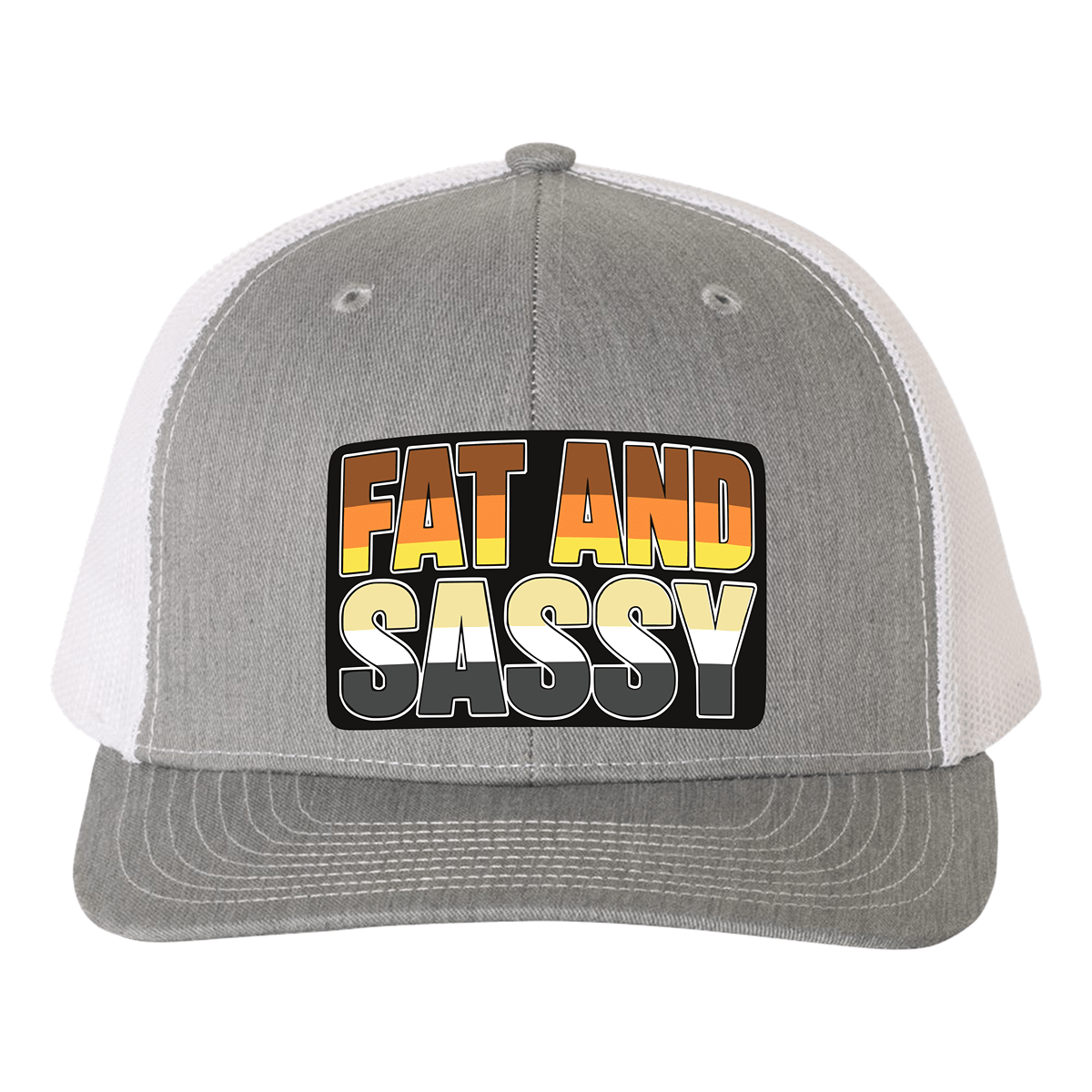 Fat and Sassy Trucker Hat - Bear Pride Edition – Chortle Wear
